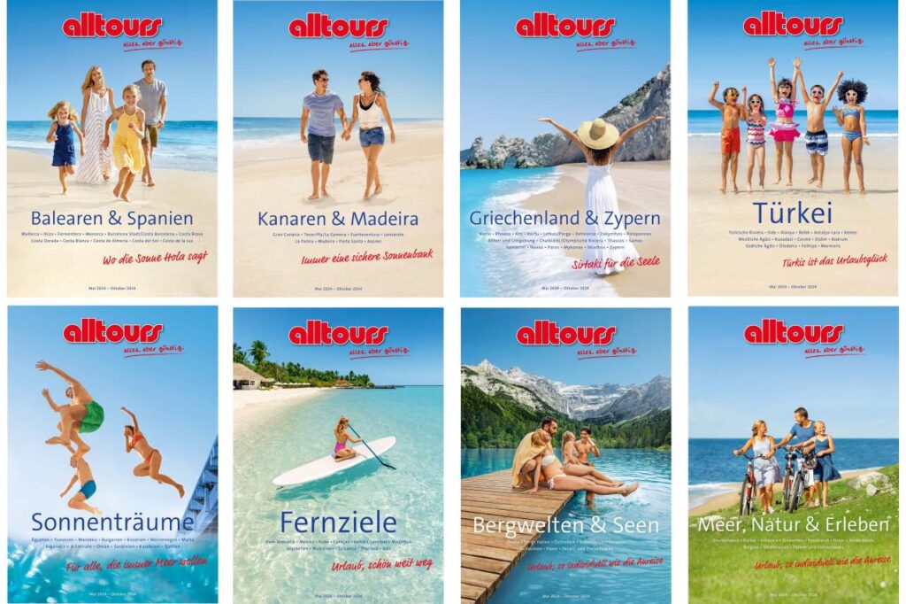 alltours präsentiert Kataloge für den Sommer 2024